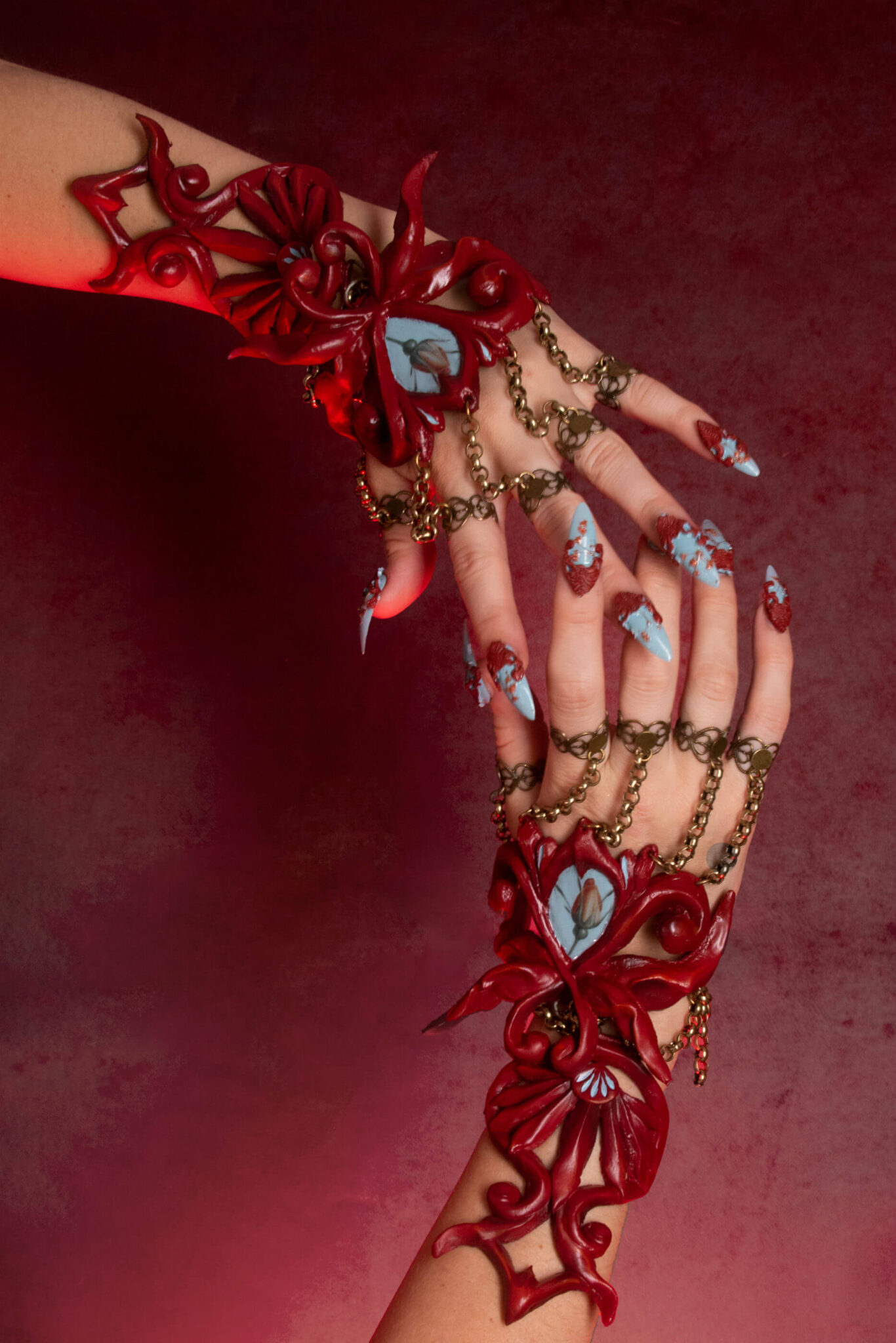 Handmade CUSTOM 'porcelain' corset order | Candy Makeup Artist