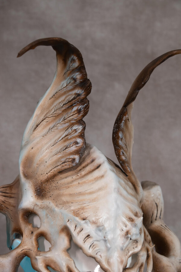 Handmade Harpy headdress | Candy Makeup Artist